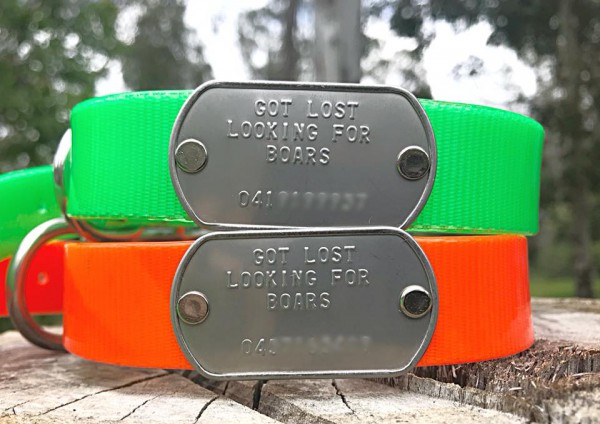 Metal Dog Tags (Attach to collars, chestplates and trackers) – BRISTLE UP