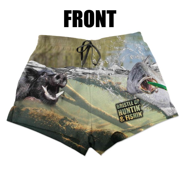 FOOTY SHORTS WITH POCKETS – Huntin & Fishin #001 – BRISTLE UP FOOTY SHORTS WITH POCKETS – Huntin & Fishin #001 – BRISTLE UP