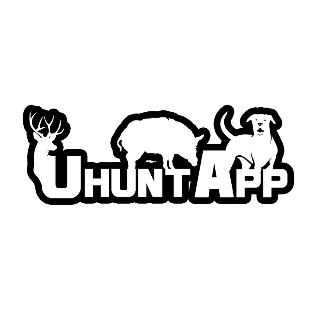 Uhunt App Sticker – 150 x 100mm – BRISTLE UP