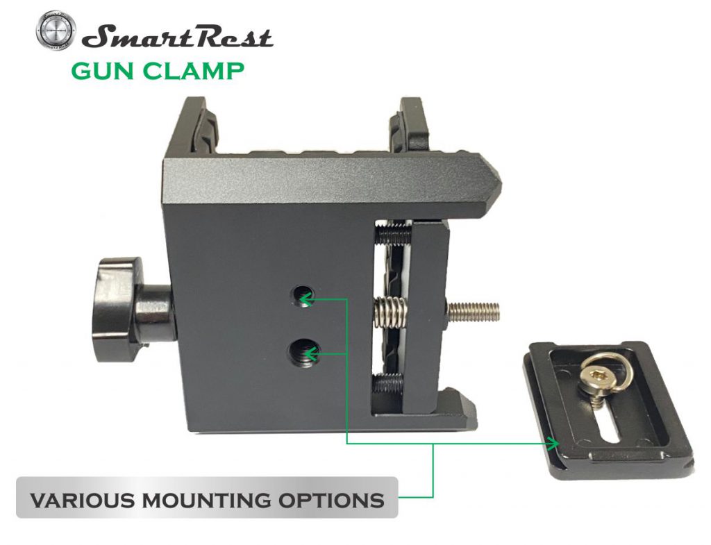 SmartRest Gun Clamp for Tripod – BRISTLE UP