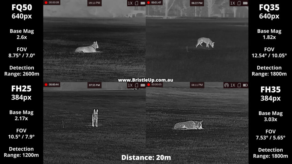 Hikmicro Falcon Series FH25 | FH35 | FQ25 | FQ35 | FQ50 – BRISTLE UP