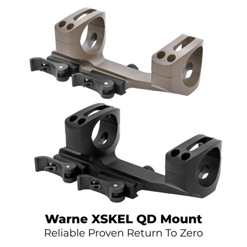Warne XSKEL QD Quick Detach Extended Cantilever Unimount Picatinny ...