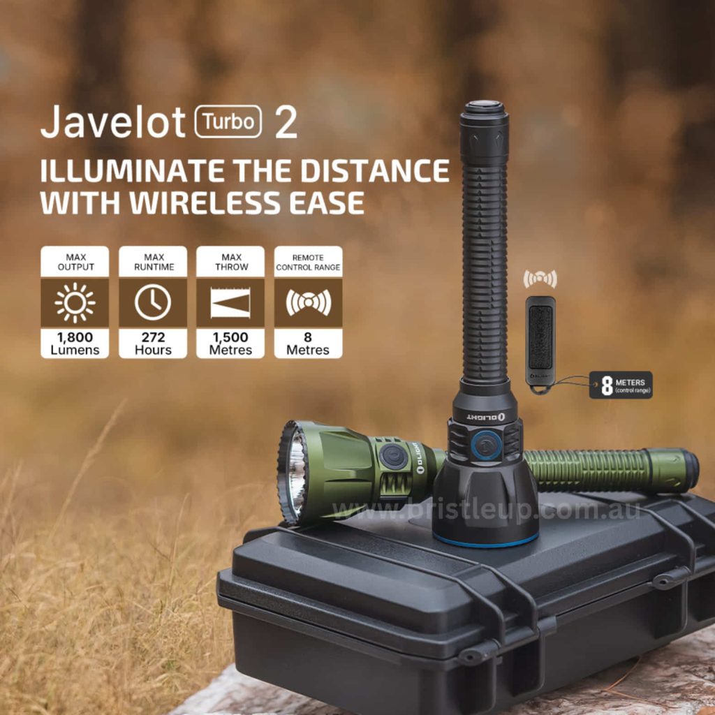 Olight Javelot Turbo 2 Wireless Powerful Hunting Torch Kit – Bristle Up