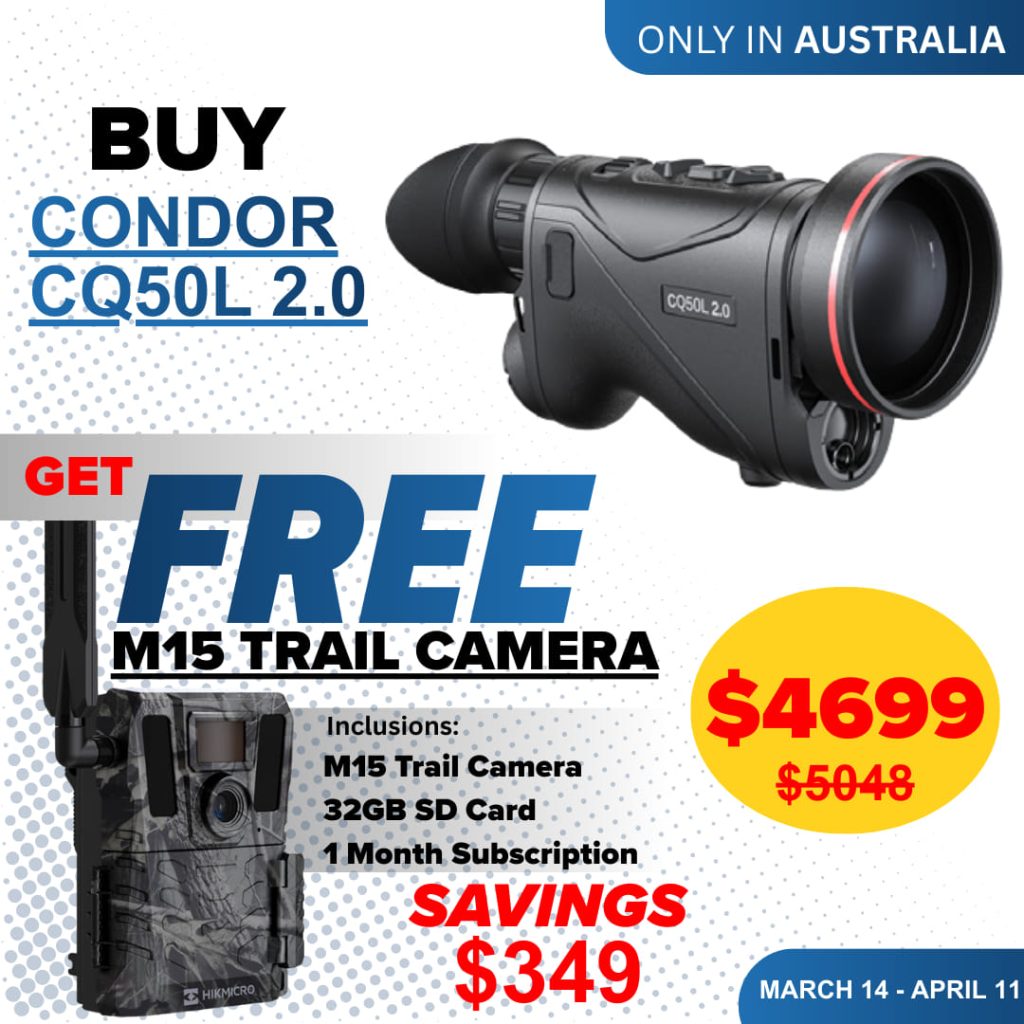 Hikmicro Condor CQ50L 2.0 5GHz – Thermal Monocular | FREE Hikmicro M15 ...